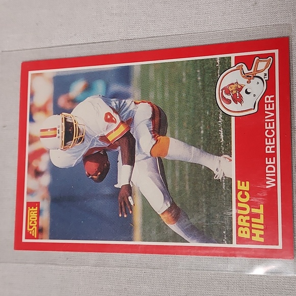 Score NFL Bruce Hill Trading Card | Toys | Vintage Score 989 Nfl Bruce ...